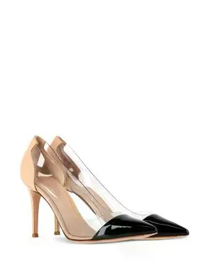 GIANVITO ROSSI Plexi Pointed Pumps