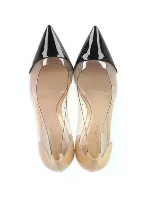 GIANVITO ROSSI Plexi Pointed Pumps