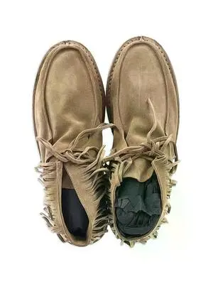 Saint Laurent Nino Fringed Ankle Boots