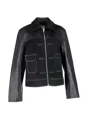 MAISON MARGIELA Zip-up Panelled Jacket