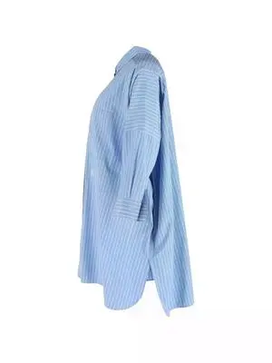 JIL SANDER Striped Dropped-shoulder Shirt