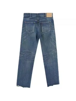 Celine Button-fastening Straight-leg Jeans