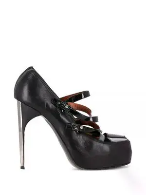LANVIN 2009 Strap Leather Pumps