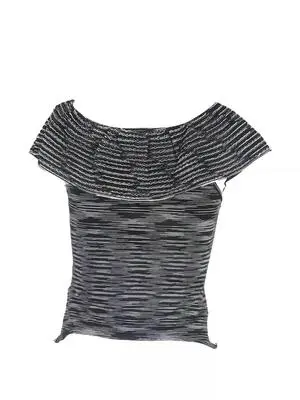 Missoni Striped Ruffle Top