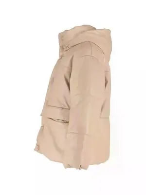 Nanushka Button-down Hooded Jacket