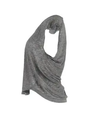 ISABEL MARANT VINTAGE Draped Linen T-shirt