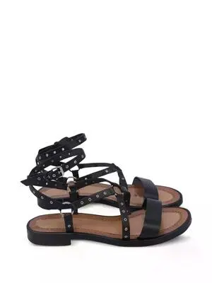 Valentino Garavani Gladiator Eyelet Leather Sandals