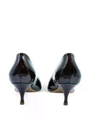 A.BOCCA Muse Pointed Buckle Pumps