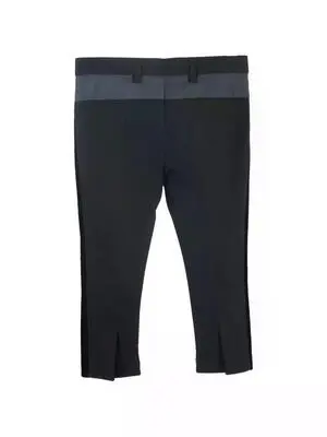 HAIDER ACKERMANN Velour-effect Cropped Trousers