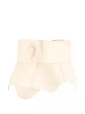 Loewe Obi Leather Corset Belt - Neutrals