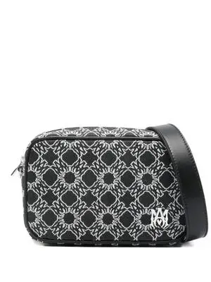 Amiri Patterned Shoulder Bag - Black