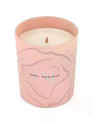 GEMY MAALOUF Tonka & Balsam Scented Candle - Pink