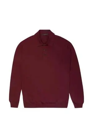 ZANONE Buttoned Polo Shirt - Red