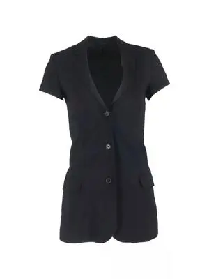 TOTEME Single-breasted Short-sleeve Blazer