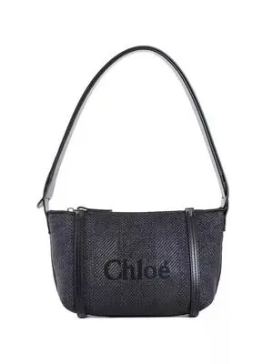 Chloé Logo-detail Shoulder Bag - Black