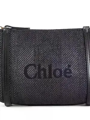 Chloé Logo-detail Shoulder Bag - Black