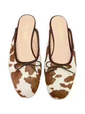 SOPHIQUE Poesia Cow-print Mules