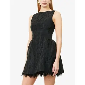 SISTER JANE Screenplay Woven Mini Dress
