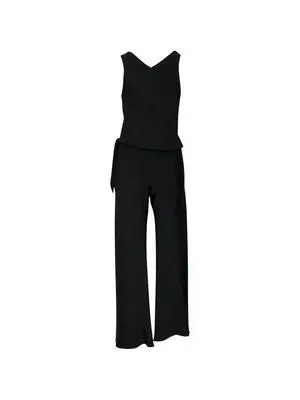 PETER COHEN V-neck Tie Jumpsuit