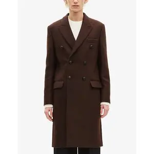 The Kooples Peak-lapel Double-breasted Wool Coat