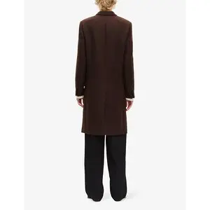 The Kooples Peak-lapel Double-breasted Wool Coat