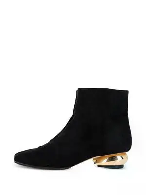STUART WEITZMAN Freja Sculpted-heel Ankle Boots