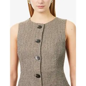 Dissh Tweed Tunic Vest