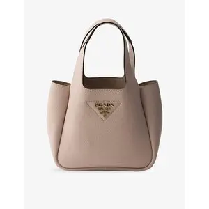Prada Logo-plaque Mini Leather Shoulder Bag