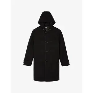 The Kooples Hooded Wool-blend Regular-fit Coat