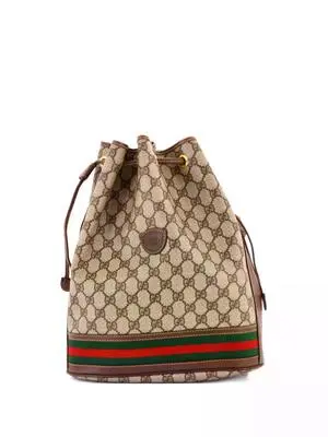 Gucci Ophidia Gg Coated Canvas Medium Bucket Bag