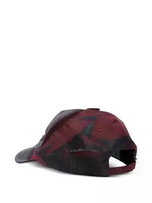 MAISON MARGIELA Stitching-detail Baseball Hat - Red