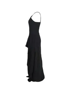 Roland Mouret Embellished-strap Maxi Dress