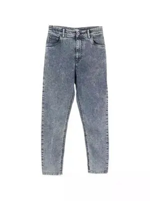 Miu Miu Washed-effect Denim Jeans