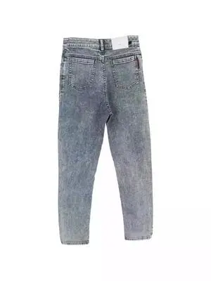 Miu Miu Washed-effect Denim Jeans