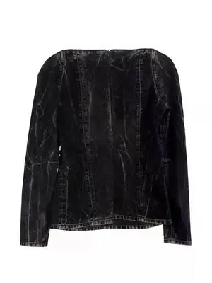 Stella McCartney Denim Studded Blouse