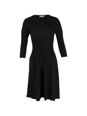 Max Mara V-neck Midi Dress