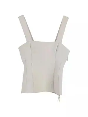BOSS Square-neck Sleeveless Top