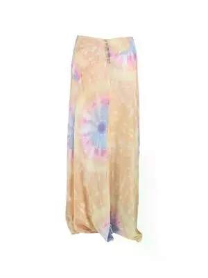 Rabanne Maxi Tie-dye Skirt
