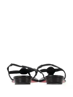 CHRISTIAN LOUBOUTIN Thong Ankle-strap Sandals
