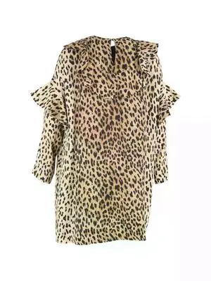 Valentino Garavani Leopard-pattern Mini Dress
