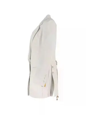 ANN DEMEULEMEESTER VINTAGE Double-breasted Coat With Lace-up Detail