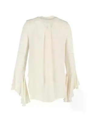 Khaite Ruffled Silk Shirt