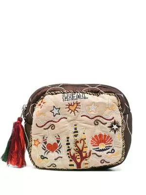 MONOKI Embroidered Tassel Pouch