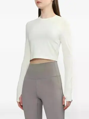 A BATHING APE Apee™ * Cropped Long-sleeve Top - Neutrals