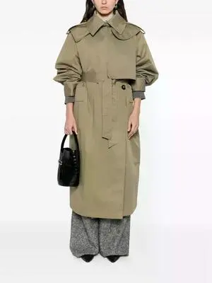 LIBERADD Belted Trench Coat