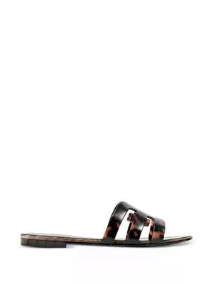Sam Edelman Cut-out Flat Sandals - Brown