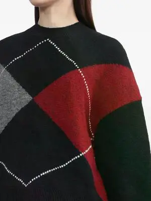A BATHING APE Argyle Pattern Sweater