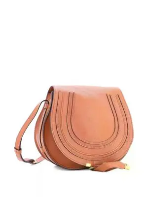 Chloé Marcie Saddle Bag Leather Medium