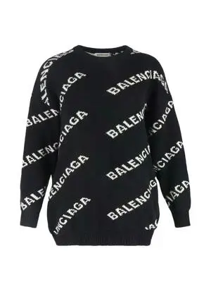 Balenciaga Round Neck Knitwear For Women