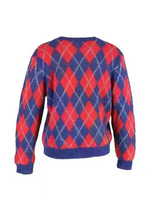 Sandro Jona Argyle-pattern Sweater